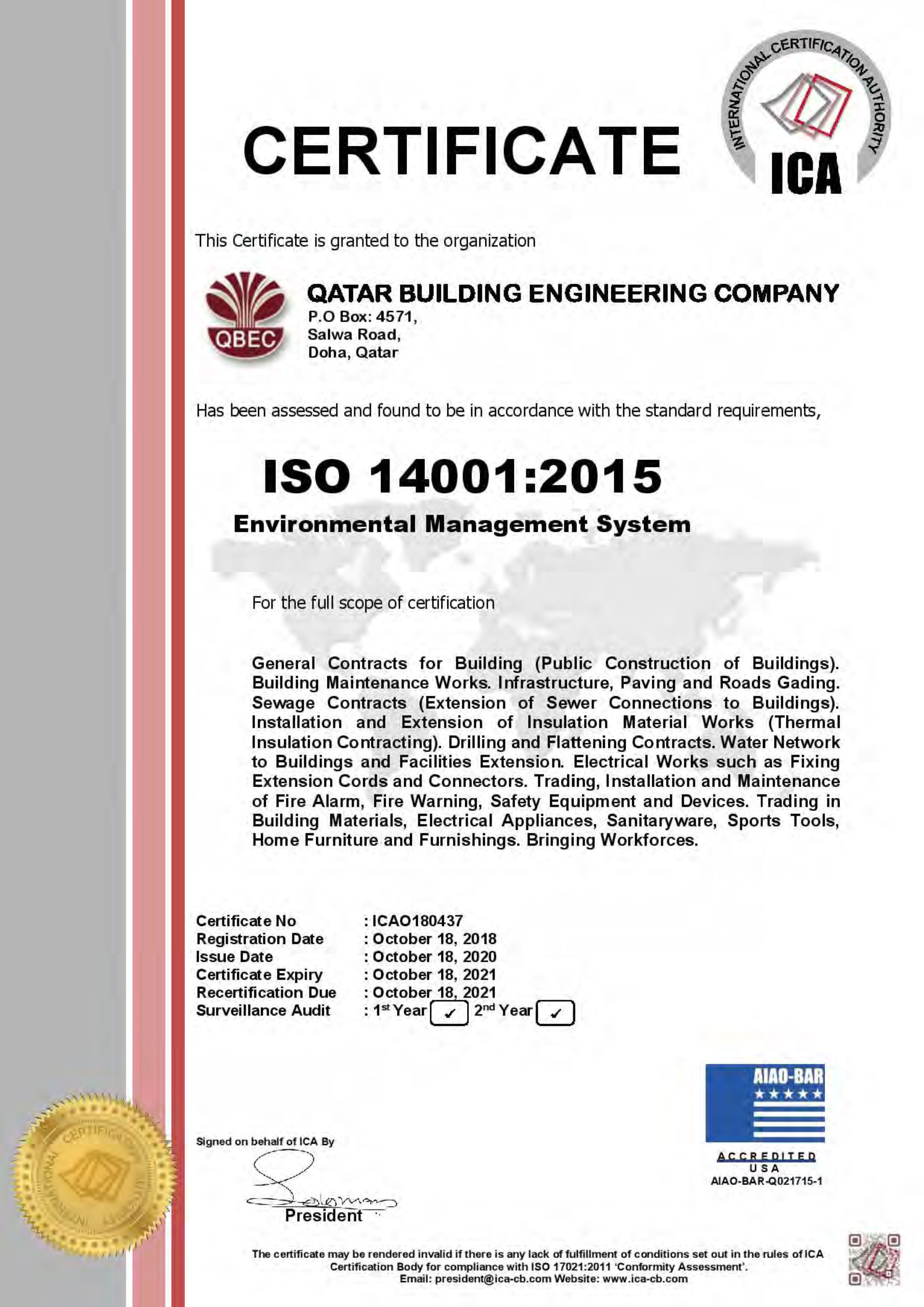 Quality System - QBEC